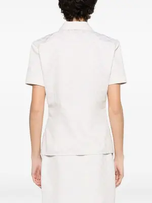 Gucci Gg Cotton Blend Polo Shirt