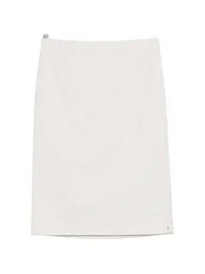 Gucci Gg Cotton Blend Skirt