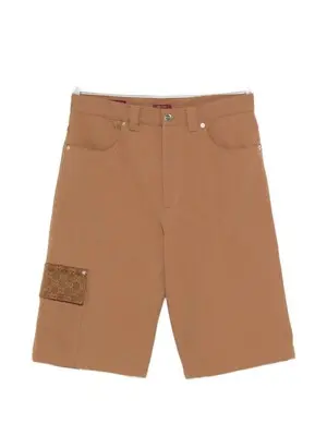 Gucci Cotton Bermuda Shorts - Beige