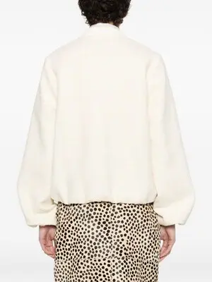 Gucci Cotton Tweed Bomber Jacket - Beige