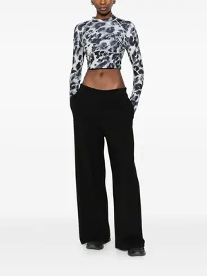 Adidas By Stella McCartney Open-back T-shirt - Black