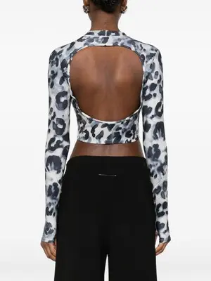 Adidas By Stella McCartney Open-back T-shirt - Black