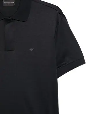 Emporio Armani Logo Polo Shirt - Blue