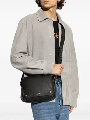 Loewe Pebble Medium Leather Crossbody Bag