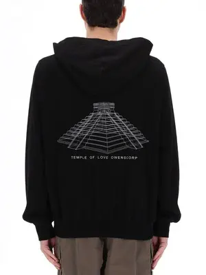 Rick Owens Printed Oversized Sweatshirt