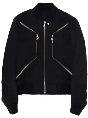Rick Owens Heizer Flight Jacket - Black