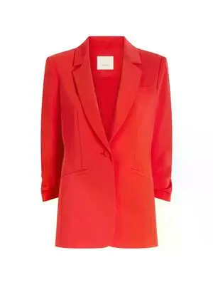 Cinq À Sept Crepe Khloe Blazer - Red