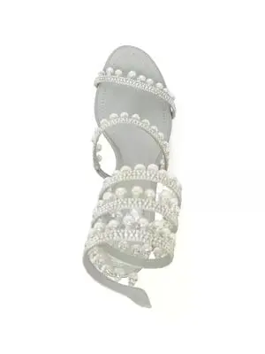 Rene Caovilla 80mm Cleo Embellished Sandals