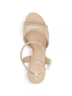 Rene Caovilla 80mm Margherita Embellished Sandals