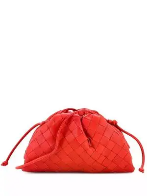 BOTTEGA VENETA The Pouch Intrecciato Nappa Mini Crossbody Bag