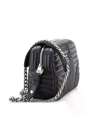 Prada Diagramme Quilted Leather Camera Bag