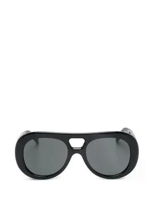 Givenchy Oval-frame Sunglasses - Black
