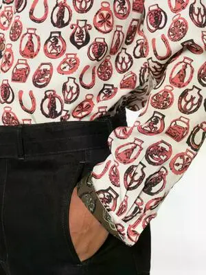 Paul Smith Patterned Shirt - Neutrals