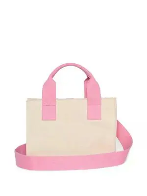 MSGM Printed Tote Bag - Neutrals