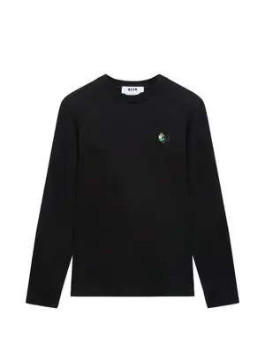 MSGM Floral Long-sleeve Top