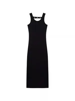 MSGM Stud-detail Midi Dress