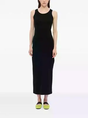 MSGM Stud-detail Midi Dress