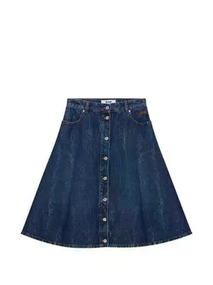 MSGM A-line Midi Skirt