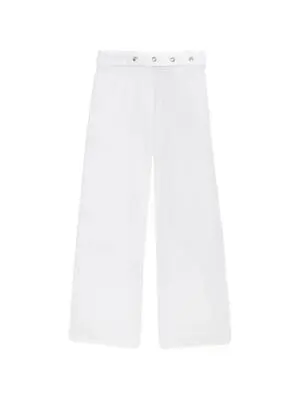 MSGM Eyelet-embellished Trousers