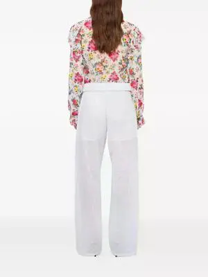 MSGM Eyelet-embellished Trousers