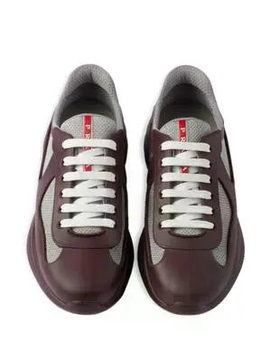 Prada America's Cup Sneakers - Brown