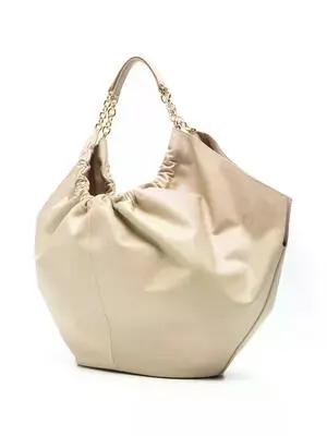 COCCINELLE D-bossed Chain Shoulder Bag - Neutrals