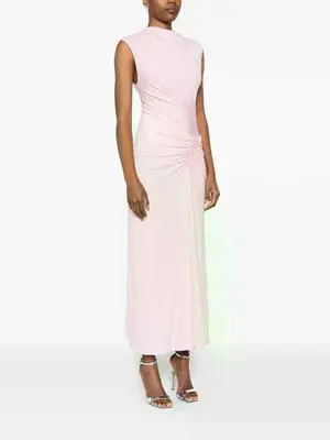 Simkhai Acacia Draped Midi Dress - Pink