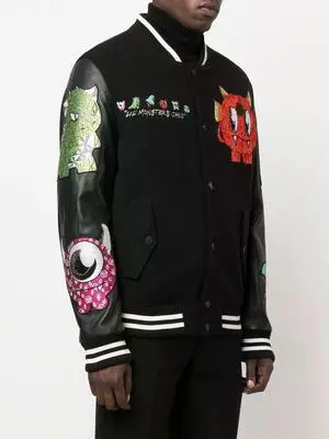 Philipp Plein Patch-detail Varsity Jacket