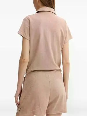 Melissa Odabash Cheryl Buttoned Drawstring Playsuit