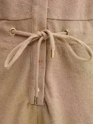 Melissa Odabash Cheryl Buttoned Drawstring Playsuit