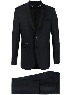 Philipp Plein Logo-detail Single-breasted Suit