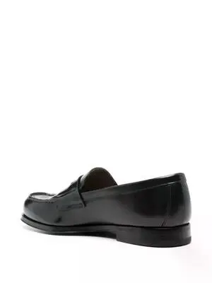 Prada Triangle Logo Loafers - Black