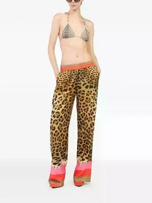 Roberto Cavalli Animal-print Trousers