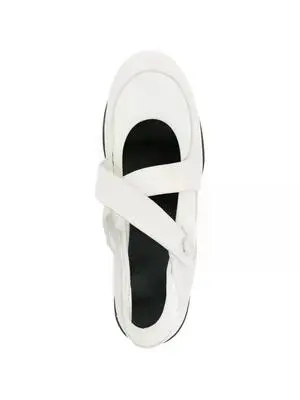 Tory Burch Romy Sport Mary Jane Flats - Grey