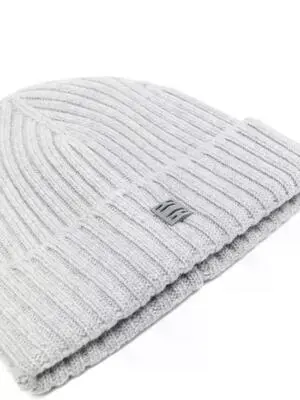 Givenchy Ribbed Beanie Hat With Logo