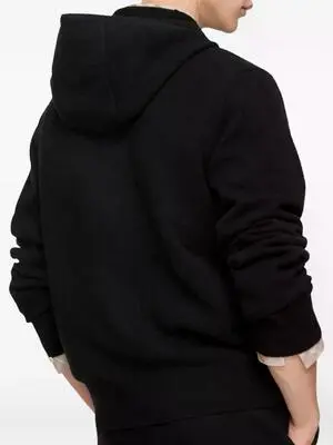 Burberry Equestrian Knight Wool Zip Hoodie