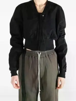 Rick Owens Flight Cropped Jacket - Black