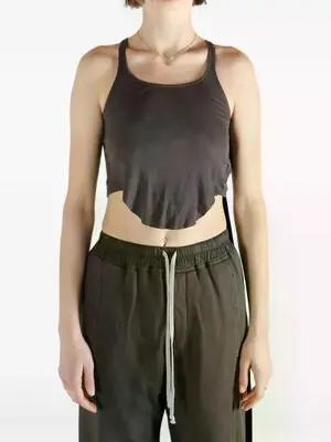 Rick Owens Racerback Crop Top - Brown