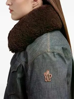 Moncler Shearling-collar Jacket
