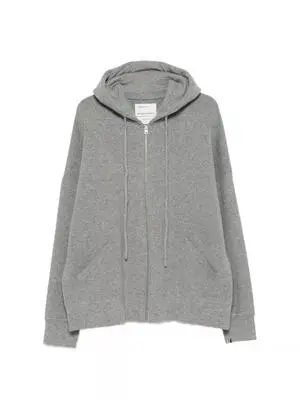 Extreme Cashmere Long-sleeved Zip Hoodie - Grey