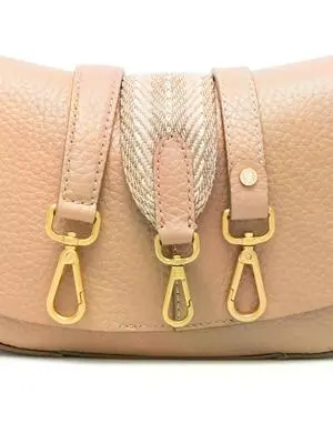 GIANNI CHIARINI Helena Round Leather Shoulder Bag