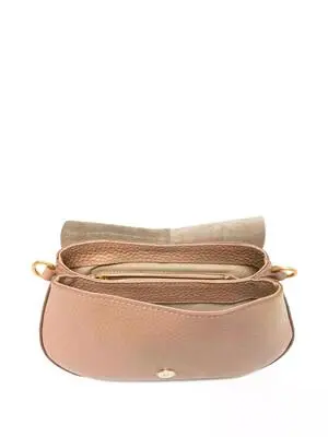GIANNI CHIARINI Helena Round Leather Shoulder Bag