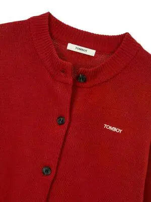 STUDIO TOMBOY Buttoned Cardigan - Red
