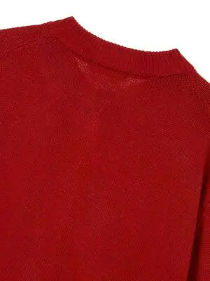 STUDIO TOMBOY Buttoned Cardigan - Red