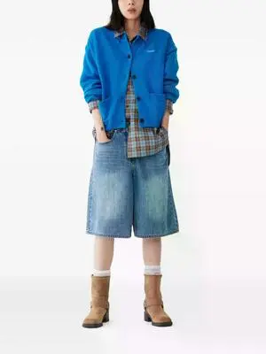 STUDIO TOMBOY Buttoned Cardigan - Blue