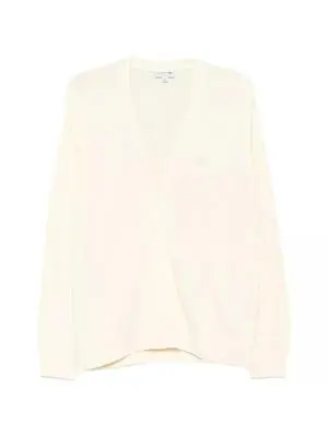 Lacoste Ribbed Button Cardigan