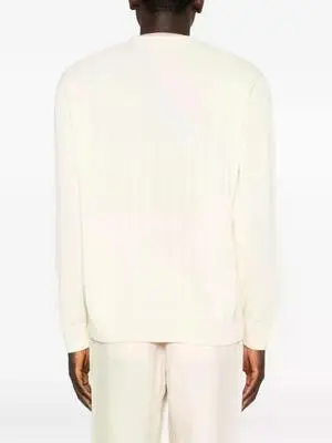 Lacoste Ribbed Button Cardigan