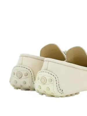 FERRAGAMO Gancini-plaque Leather Loafers