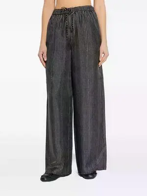 Max Mara Striped Wide Leg Trousers