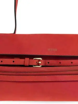 Moschino Buckle-strap Tote Bag - Red
